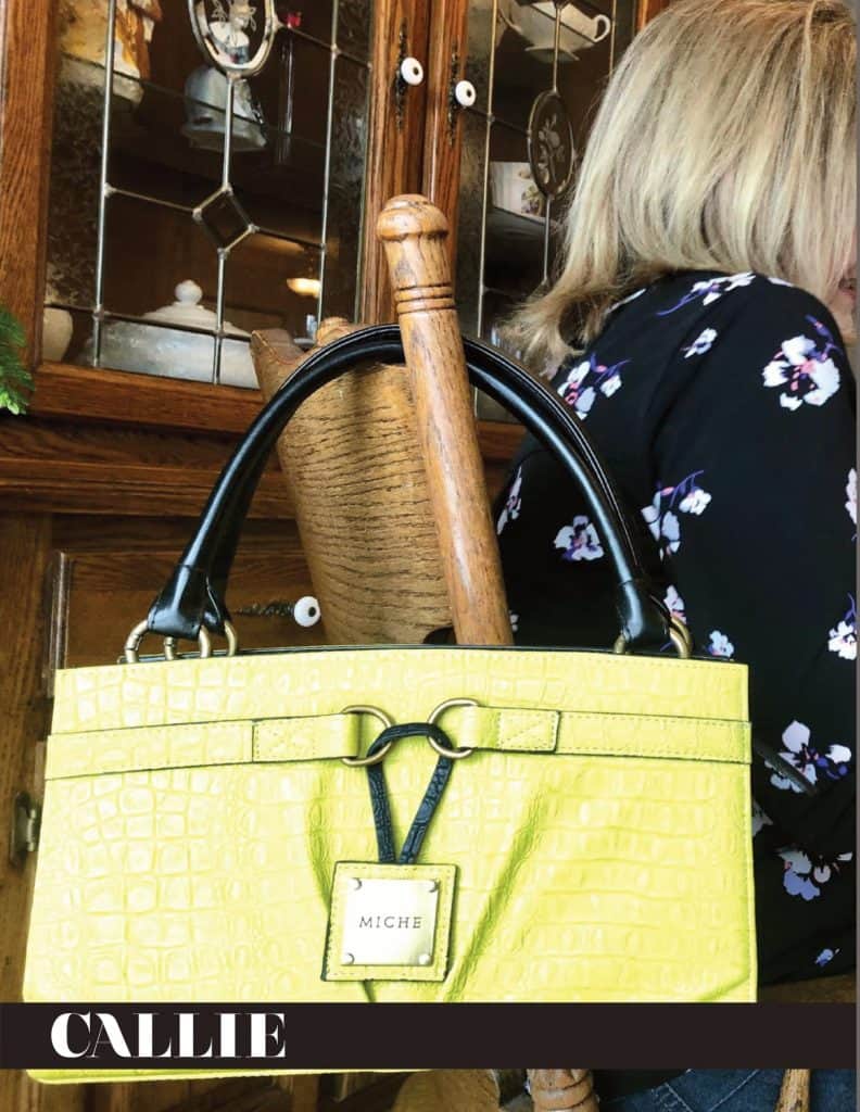 Classic Callie w/ 1″ brass caribeeners & wallet - Miche Canada