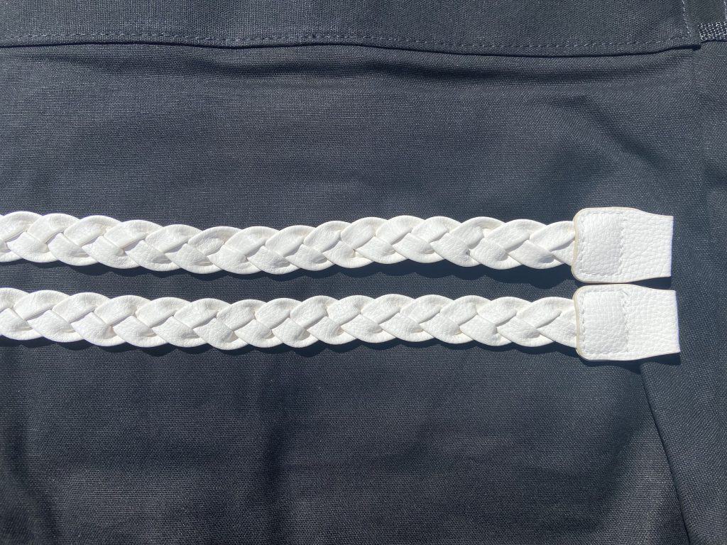 Braided Handles White - Miche Canada